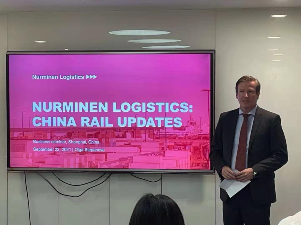 Consul General Pasi Hellman delivered speech about logistic service ...