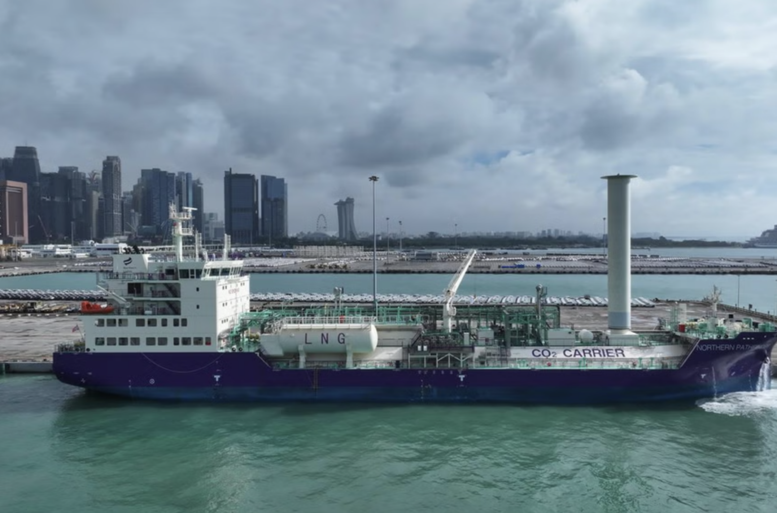 Norwegian CO2 carrier embarks on maiden voyage for carbon capture ...